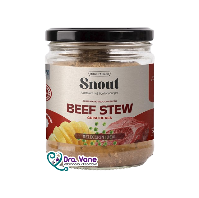 SNOUT HOLISTIC WELLNESS DOG BEEF 380G - Dra. Vane Vet